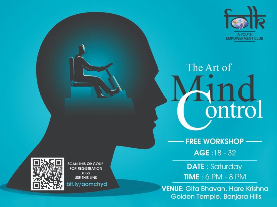 ART OF MIND CONTROL ~ Free Workshop at ISKCON - Hare Krishna Golden ...