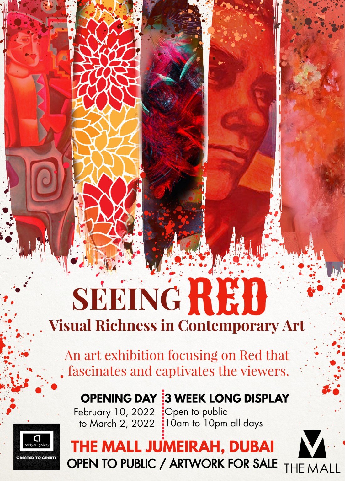 SEEING RED - Visual Richness in Contemporary Art Tickets, The Mall ...