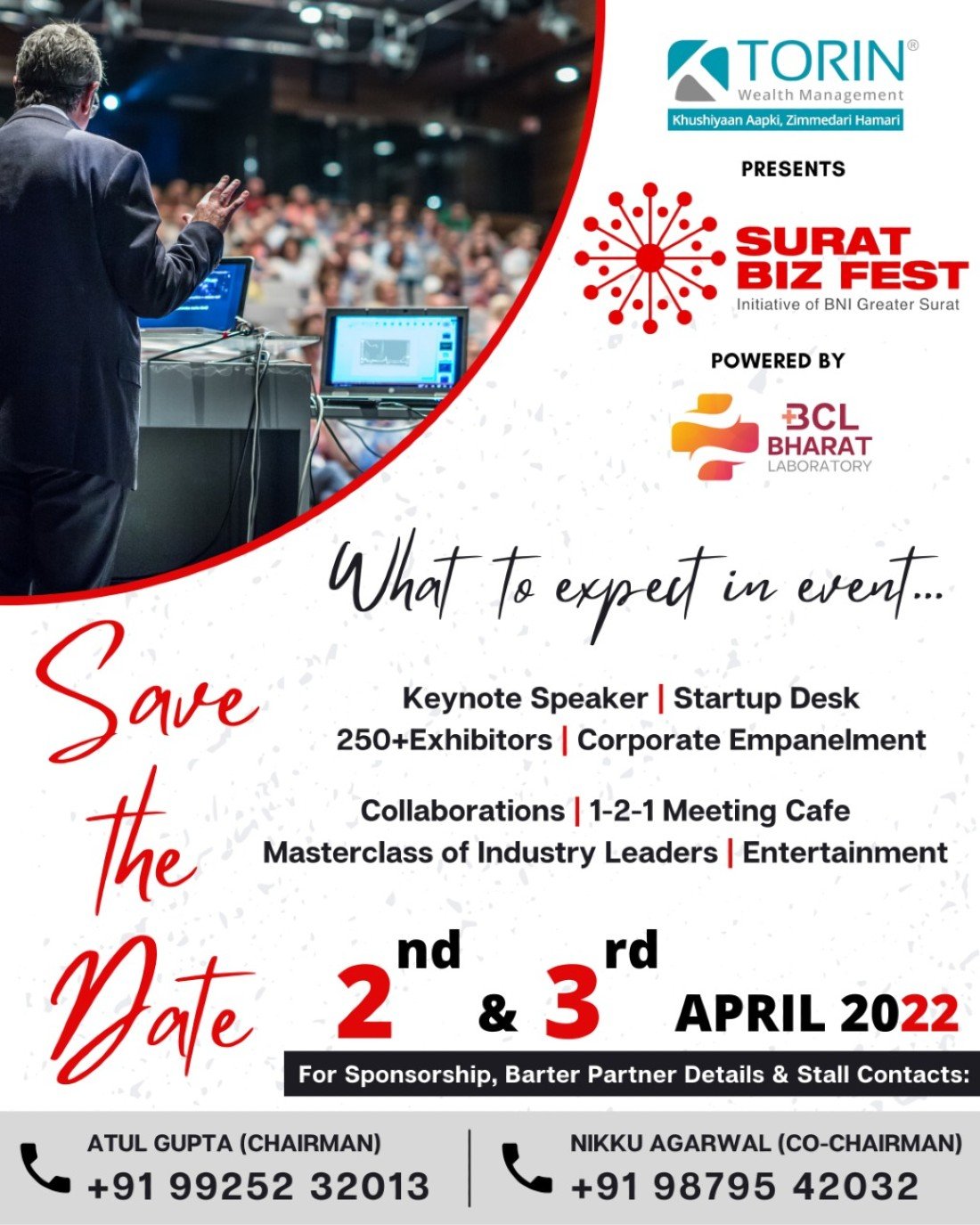 SURAT BIZ FEST Tickets, Platinum Hall SIECC, Surat, 2 April to 3 April