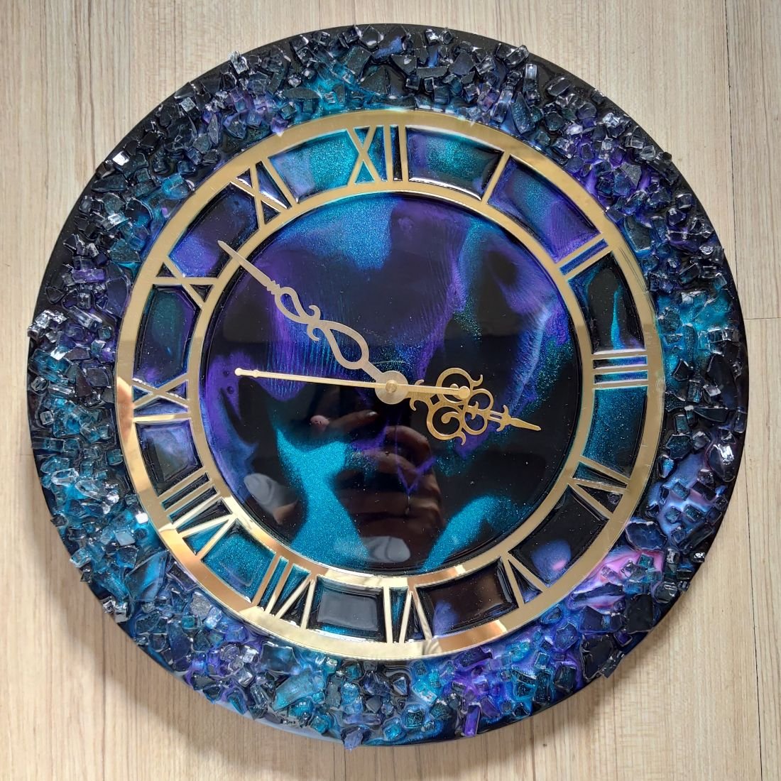 Resin art Geode Clock Tickets, Doolally Taproom, Khar, Mumbai, 8 May 2022