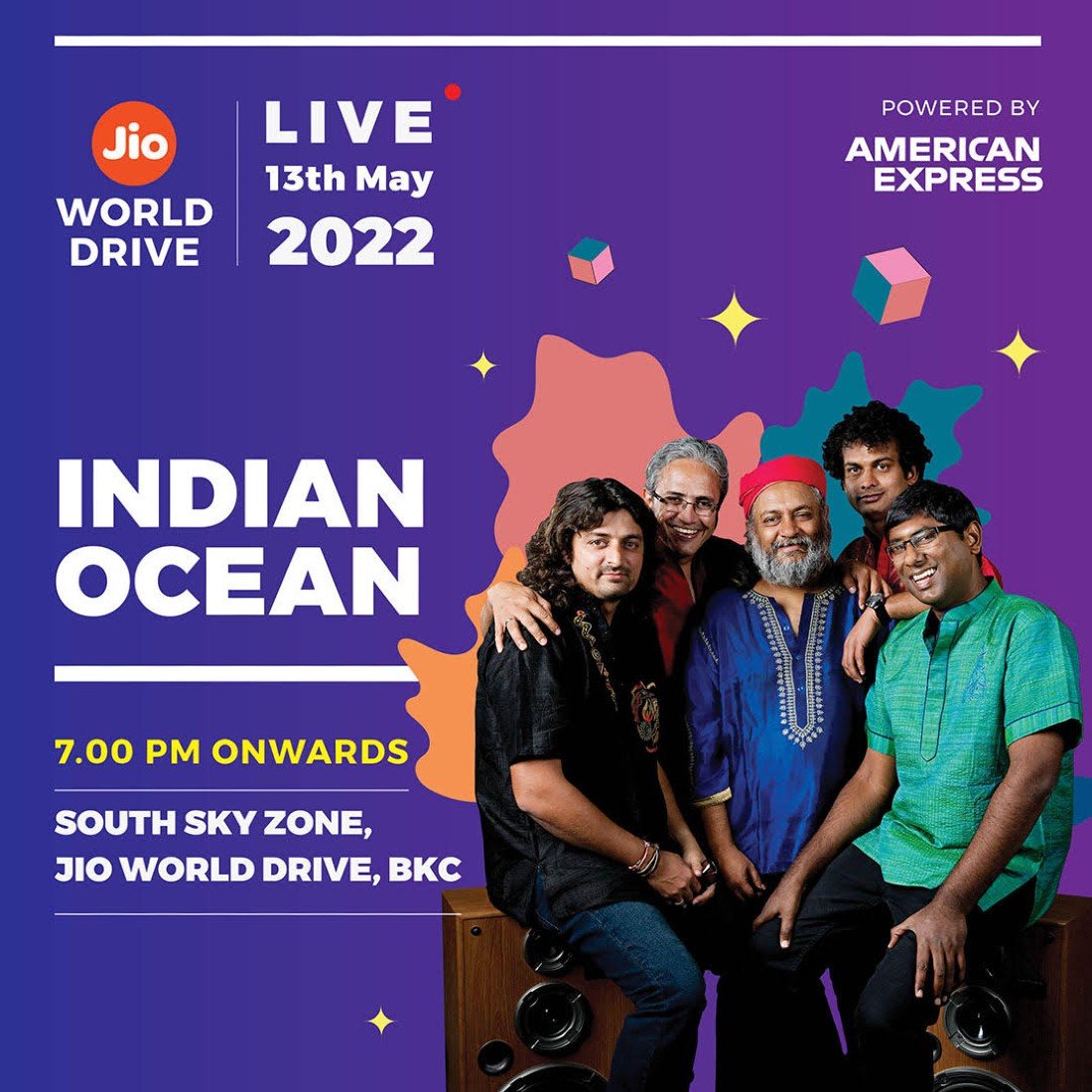 INDIAN OCEAN TO TAKE THE STAGE AT JIO WORLD DRIVE, South Sky Zone at ...