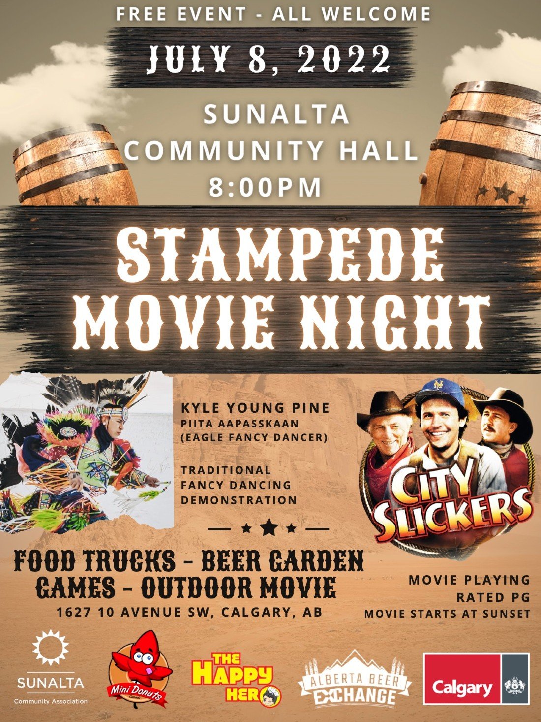 Stampede Movie Night Tickets, Sunalta Community Association, Calgary, 8 ...