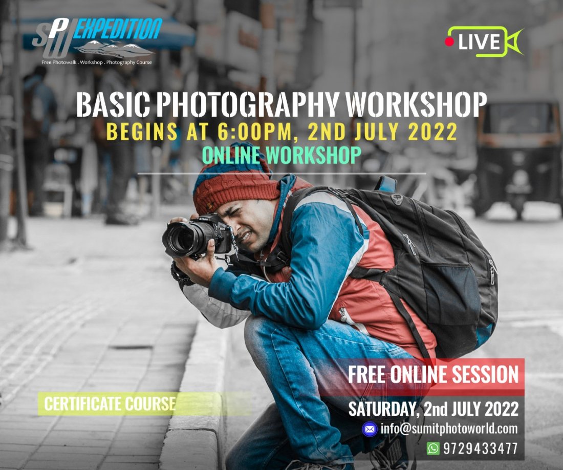 Basic Photography Workshop Tickets, Online, 2 July 2022