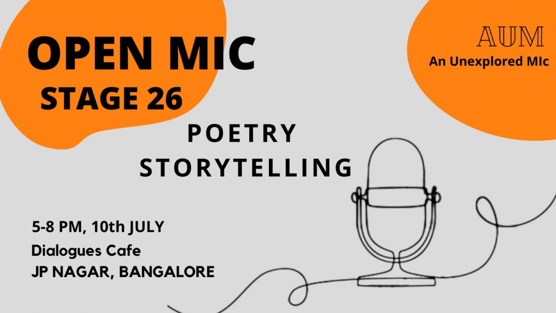 OPEN MIC - Poetry & Storytelling [An Unexplored Mic] Tickets, Dialogues ...