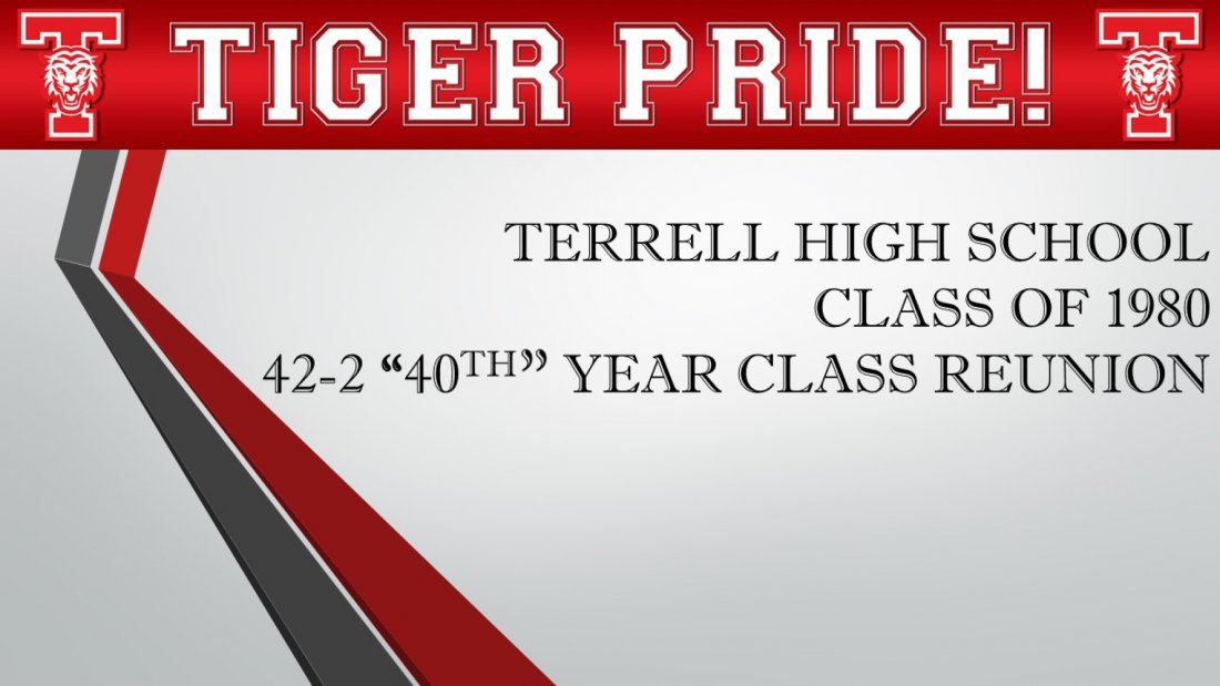Terrell High School Class of 1980 42-2 "40th" Year Reunion Tickets ...