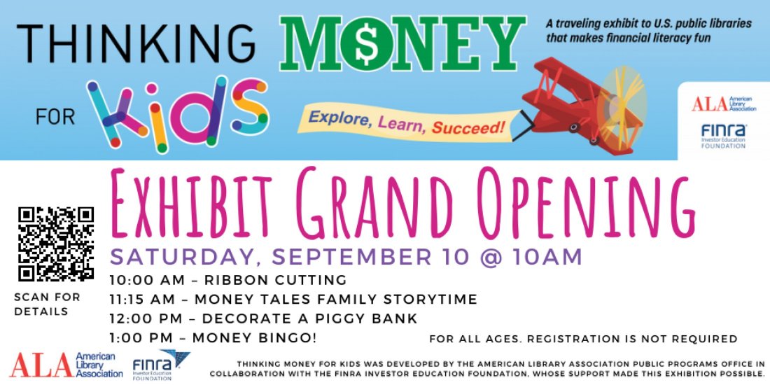 Thinking Money for Kids: Grand Opening, Bentonville Public Library, 10 ...