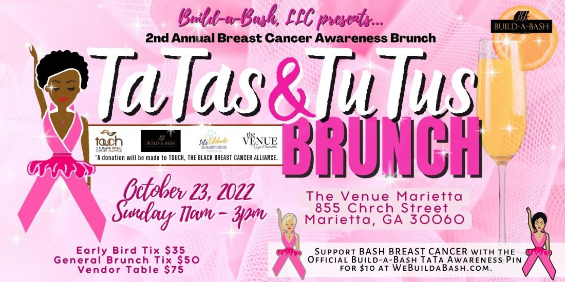 TaTas & TuTus Brunch, A Breast Cancer Awareness Vibe!, The Venue Marietta, 23 October 2022