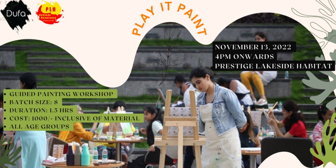 Play it Paint Workshop @ Dufas Weekend Flea - Prestige Lakeside Habitat ...