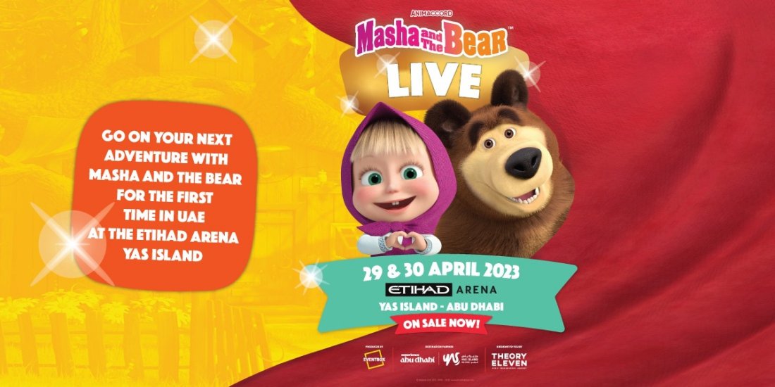 Masha and The Bear Live at Etihad Arena in Abu Dhabi, Etihad Arena, Abu Dhabi, 29 April 2023