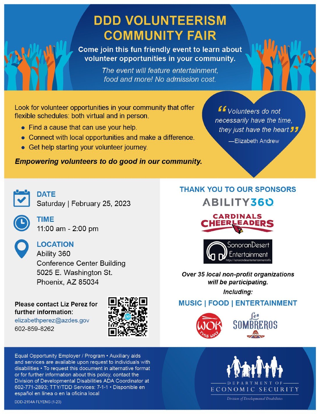 Volunteerism Community Fair Tickets, Ability360 Conference Center ...