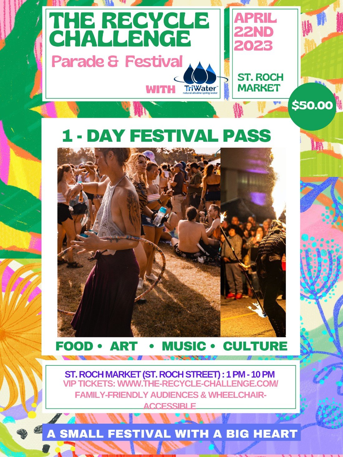 THE RECYCLE CHALLENGE 2023 - 1-DAY FESTIVAL Tickets, St. Roch Market ...