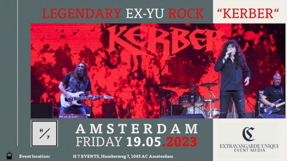 "KERBER" Concert of the best ex-Yu rock band in Amsterdam 19-05-2023, 7 ...