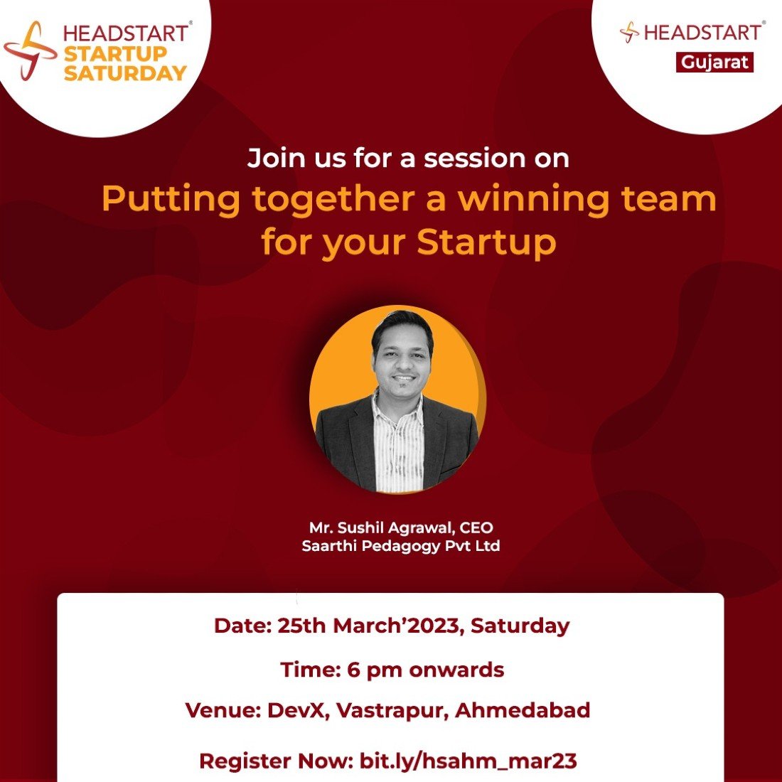SS Ahmedabad | Putting together a winning team for your startup Tickets ...