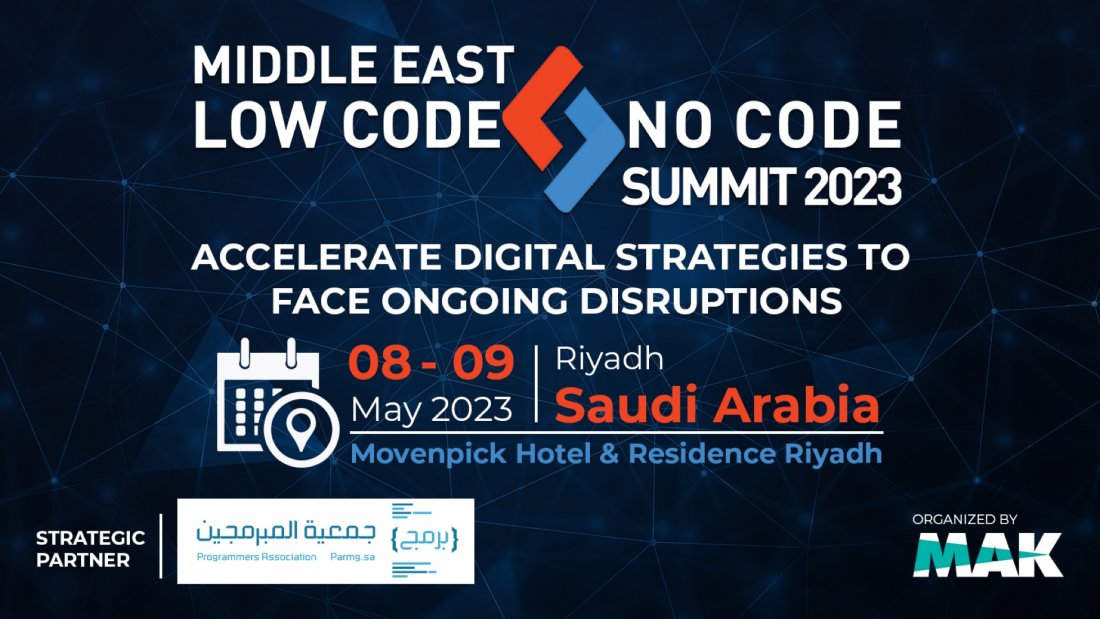 Middle East Low Code/No Code Summit 2023 - Saudi Edition Tickets, Mövenpick Hotel and Residences ...