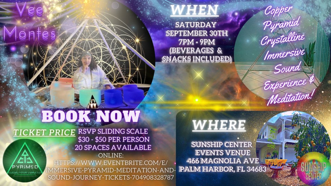 Copper Pyramid Crystalline Immersive Sound Experience & Meditation with ...