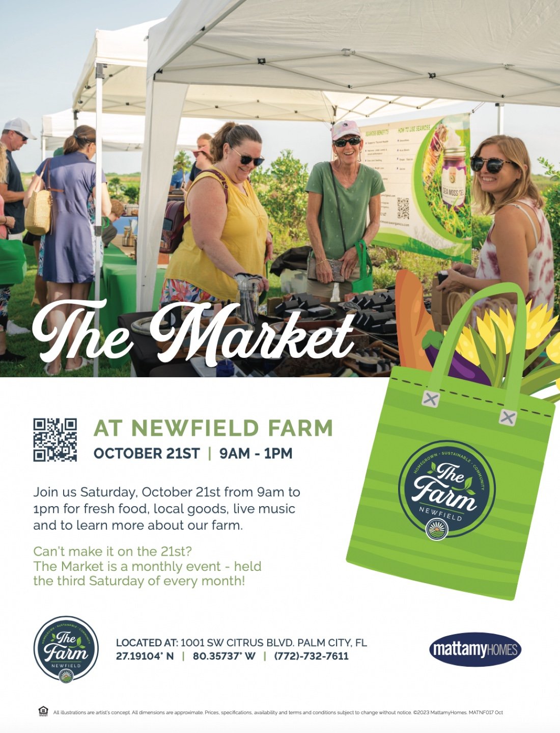 The Market at Newfield Farm Tickets, Newfield Farm , Palm City, 21 ...