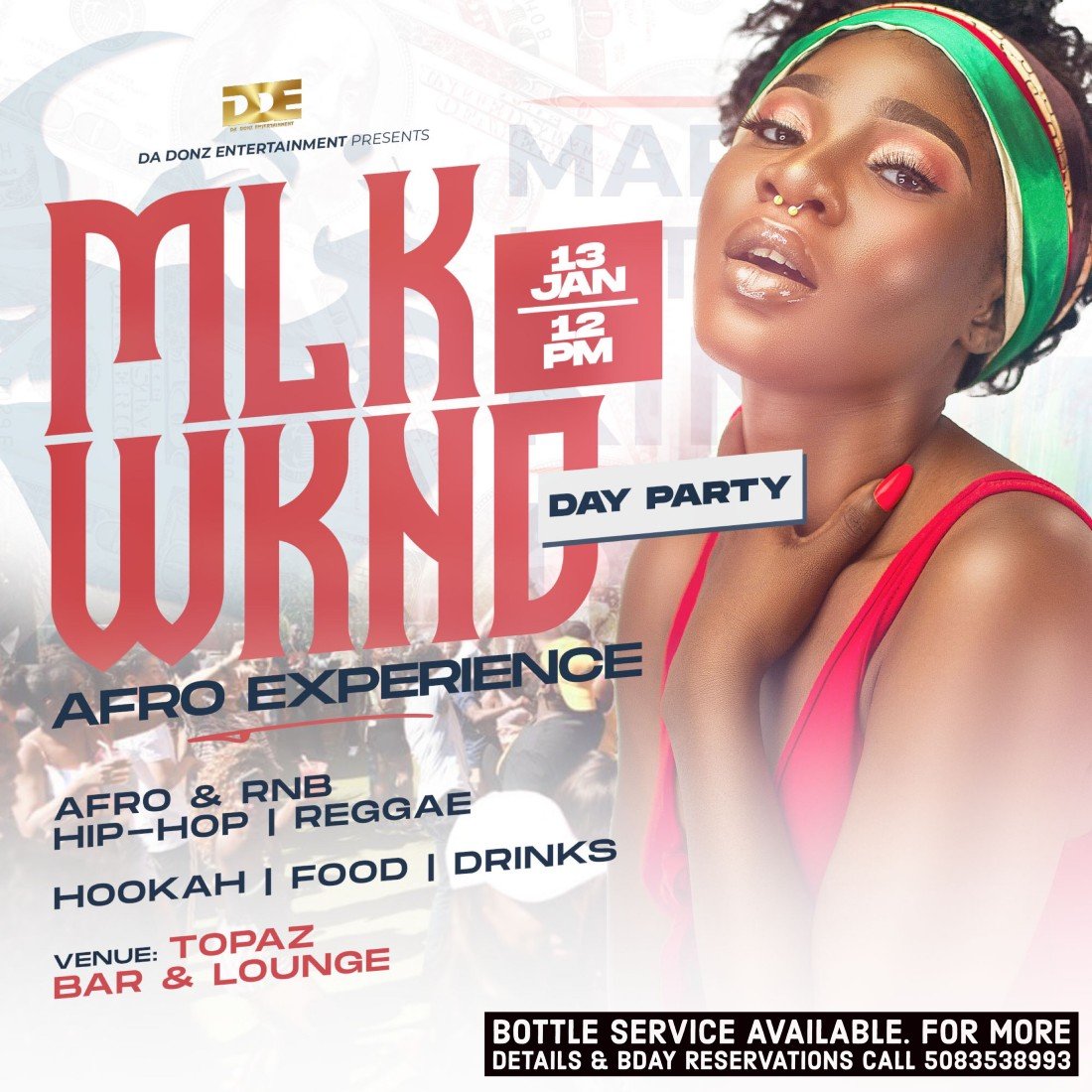Afro Experience AZ (MLK Wknd Day Party), Topaz Mexican Kitchen and Bar, Phoenix, 13 January 2024