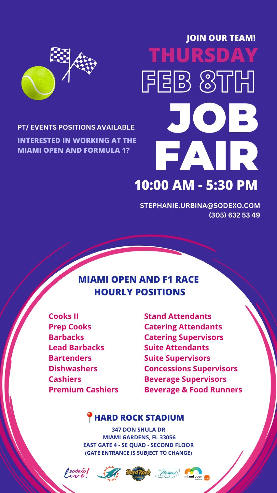 Job Fair - Hard Rock Stadium Tickets, Hard Rock Stadium, Miami Gardens ...