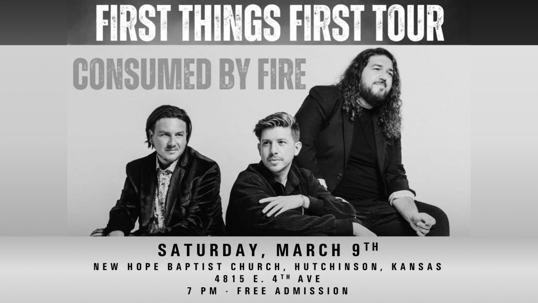 Consumed By Fire, First Things First Tour, FREE CONCERT Tickets, New ...