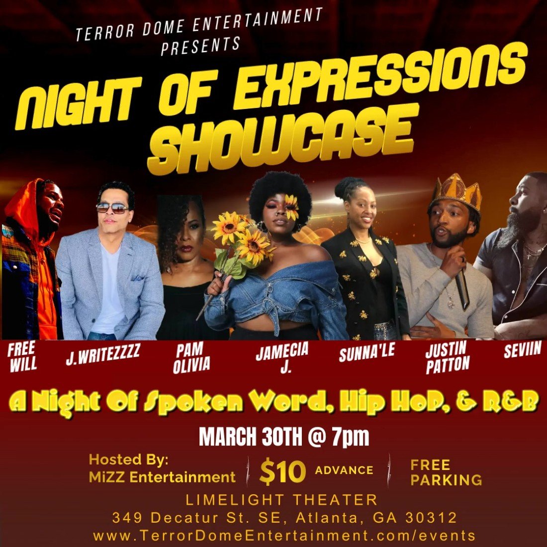 Night Of Expressions MUSIC Showcase, Limelight theater, Atlanta, 30 ...