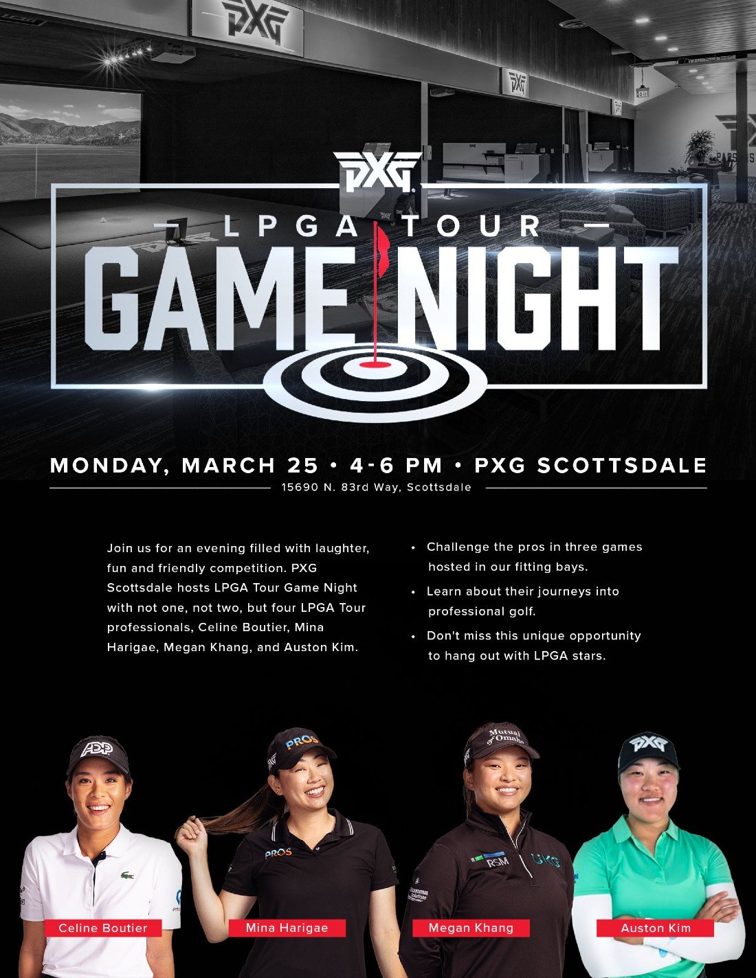 PXG Scottsdale LPGA Tour Game Night Tickets, PXG Scottsdale, Paradise ...