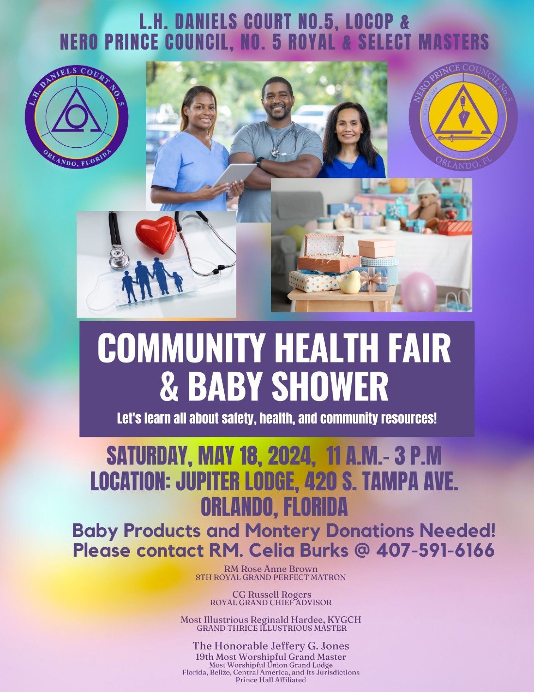 Community Health Fair and Baby Shower Tickets, Jupiter Lodge, Orlando ...