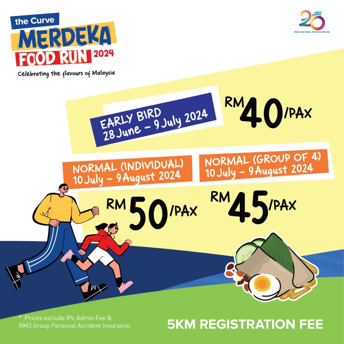 the Curve’s Merdeka Food Run 2024: A Celebration of Family-Friendly ...