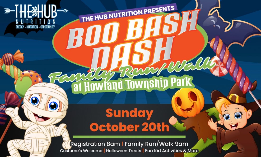 BOO Bash Dash Family Run / Walk Tickets, Howland Township Park, Howland Center, 20 October 2024