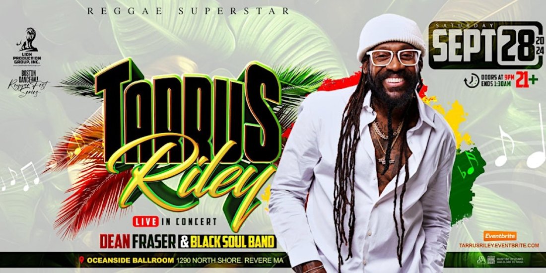 Tarrus Riley with Dean Fraser & The Blak Soil Band Tickets, 1290 North ...