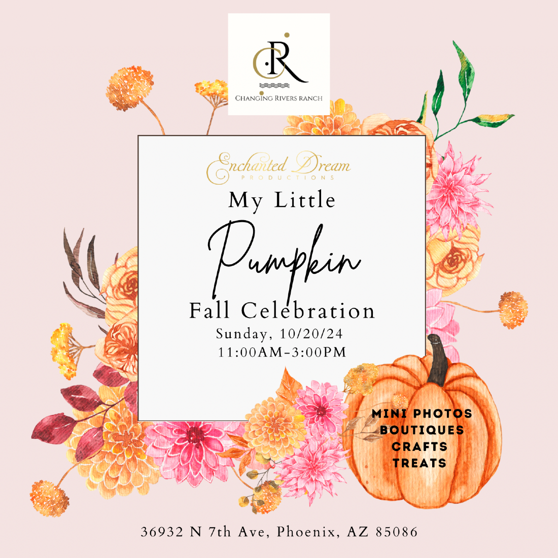 My Little Pumpkin Fall Festival Tickets, Changing Rivers Ranch, Phoenix ...