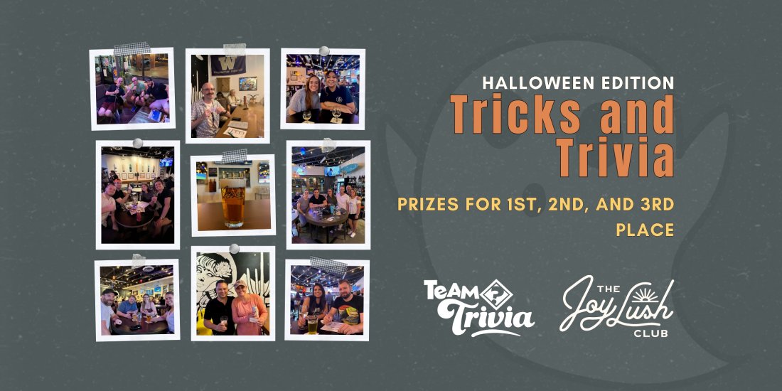 Tricks and Trivia Tuesday (Halloween Edition) Tickets, The Joy Lush ...