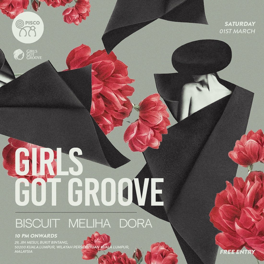 Girls Got Groove at Pisco KL Tickets, Pisco Bar, Kuala Lumpur, 1 March ...