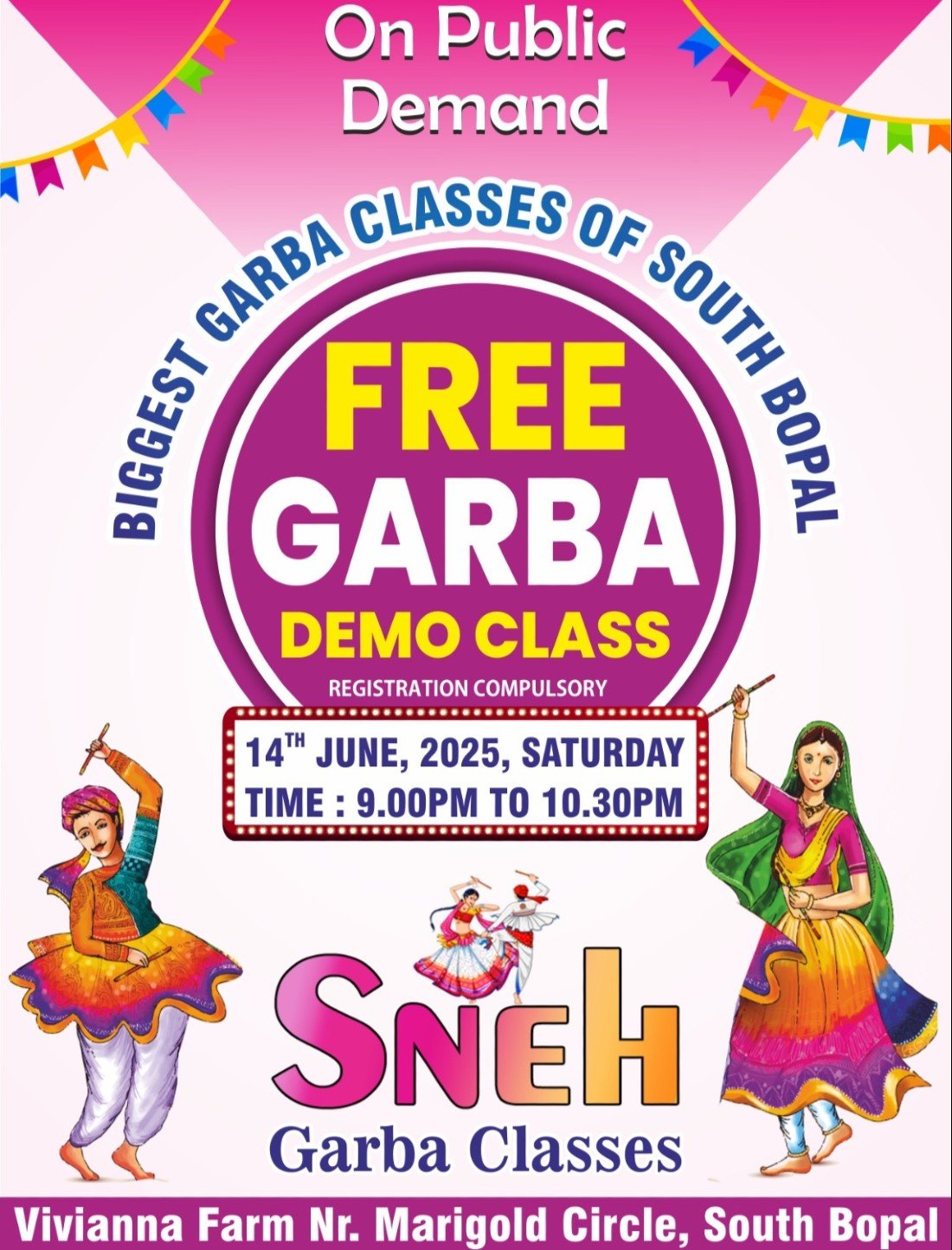 SGC Free Garba Demo Class - Safed Raas - The White Ocean Tickets ...