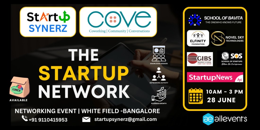 The Startup Network | Networking Event - Startups, Aspiring Entrepreneurs, Founders ...