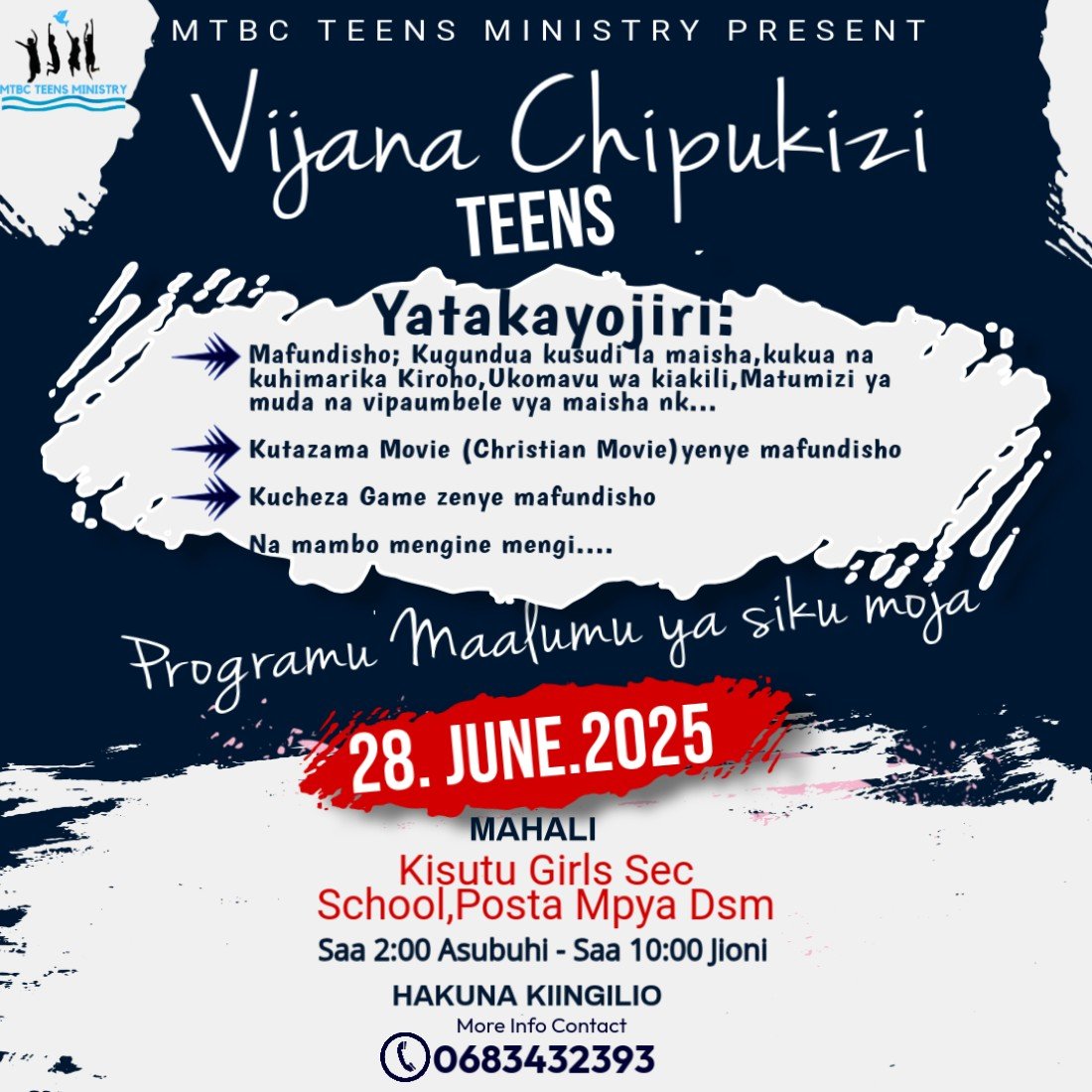 PROGRAMU MAALUMU YA VIJANA CHIPUKIZI, Kisutu Girls Secondary School ...