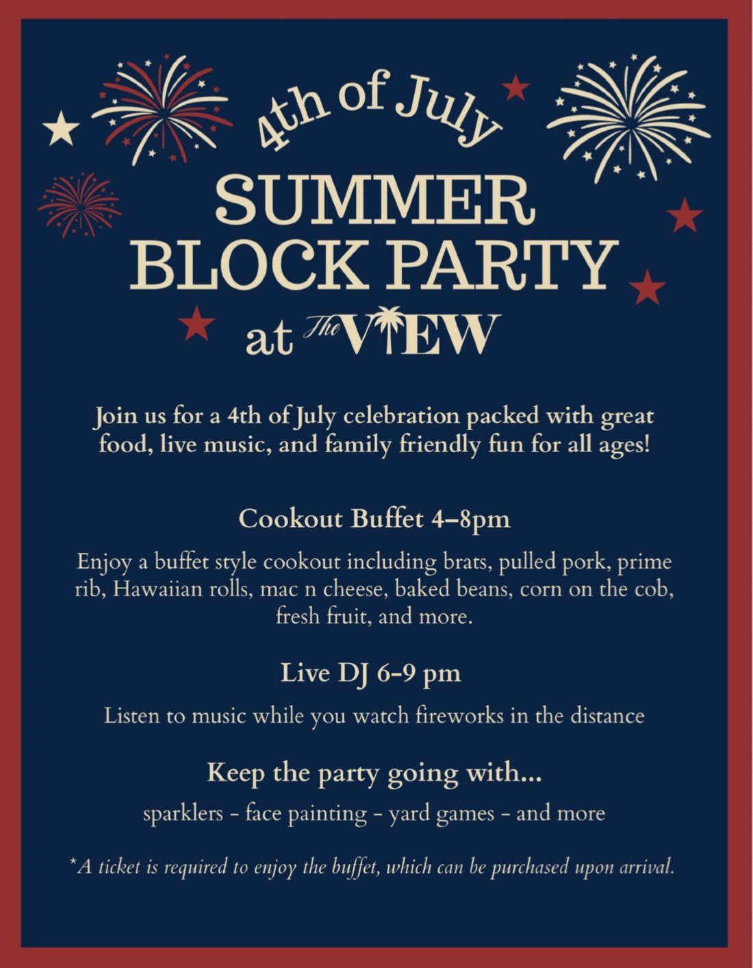 4th of July Summer Block Party, The View at Clermont National, Clermont ...