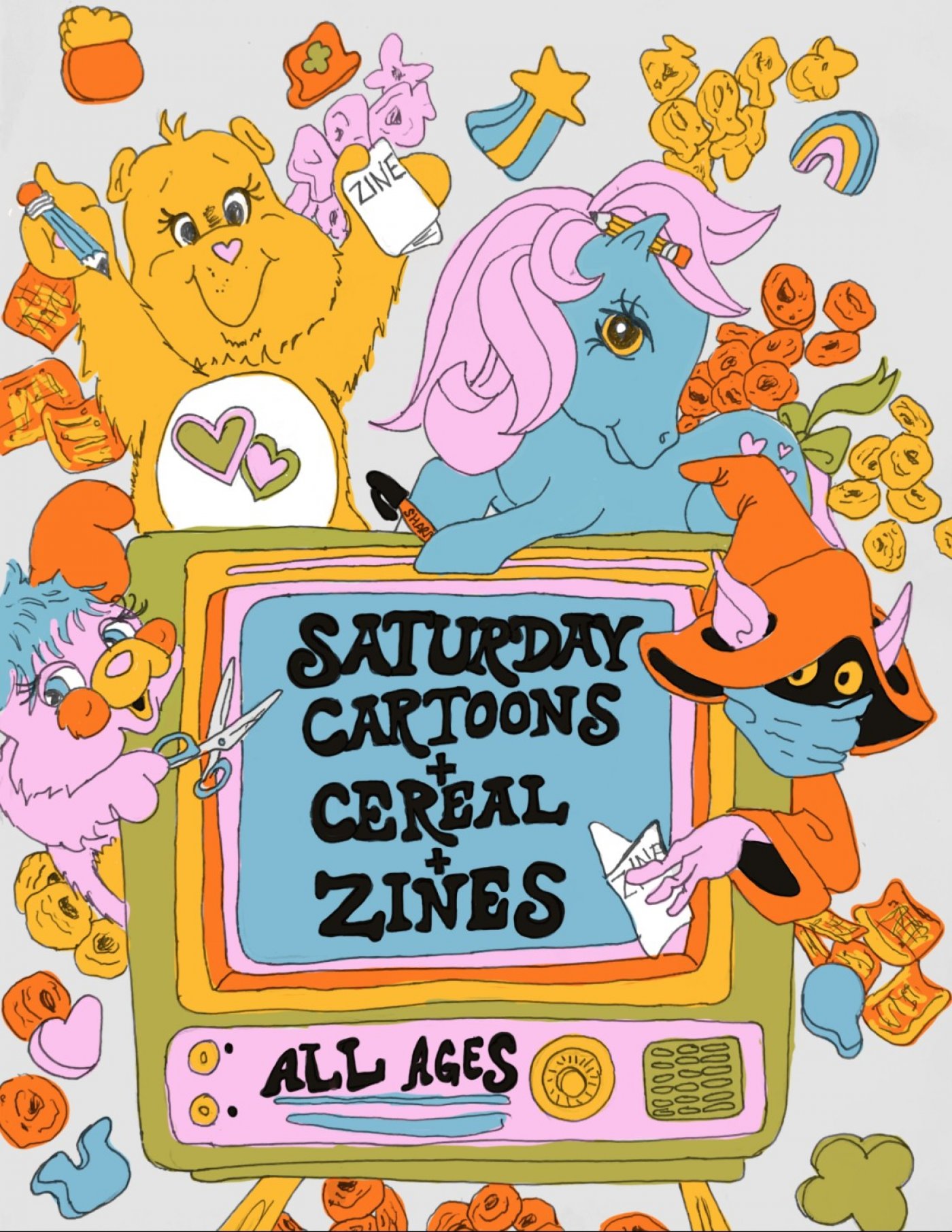 Saturday Morning Cartoons, Cereal & Zines, Canopy Studios, Calgary, 19 ...