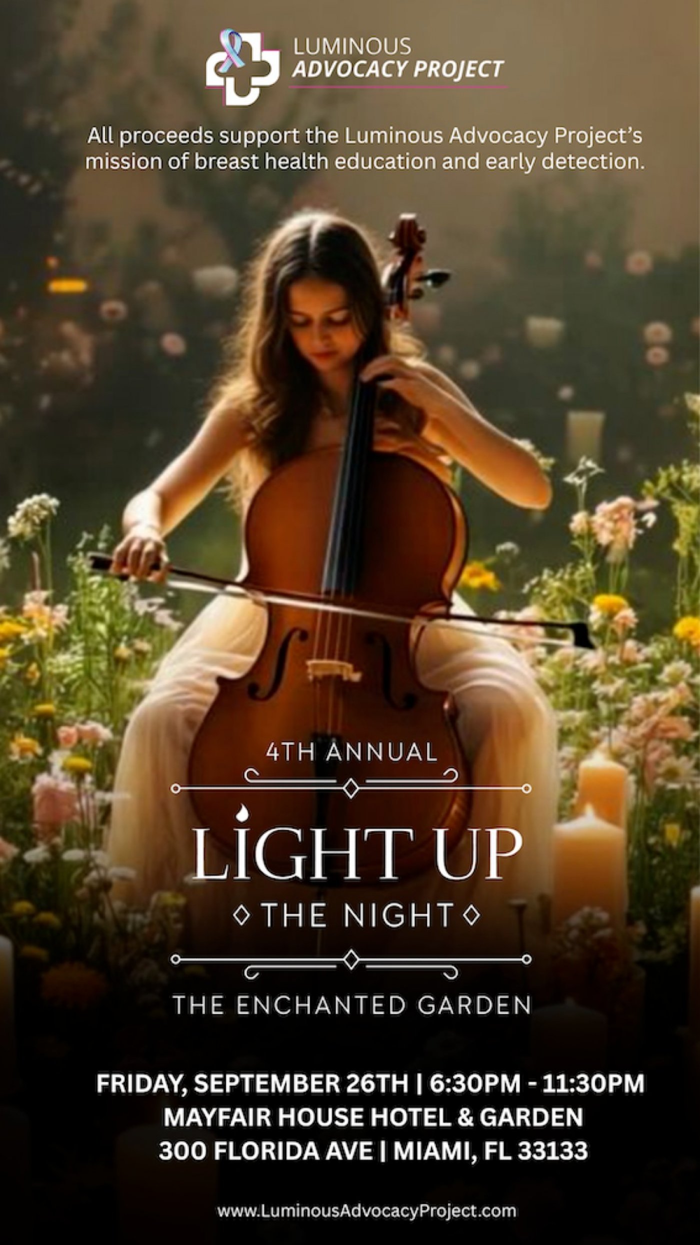 4th Annual Light Up the Night: “The Enchanted Garden” to Benefit The ...