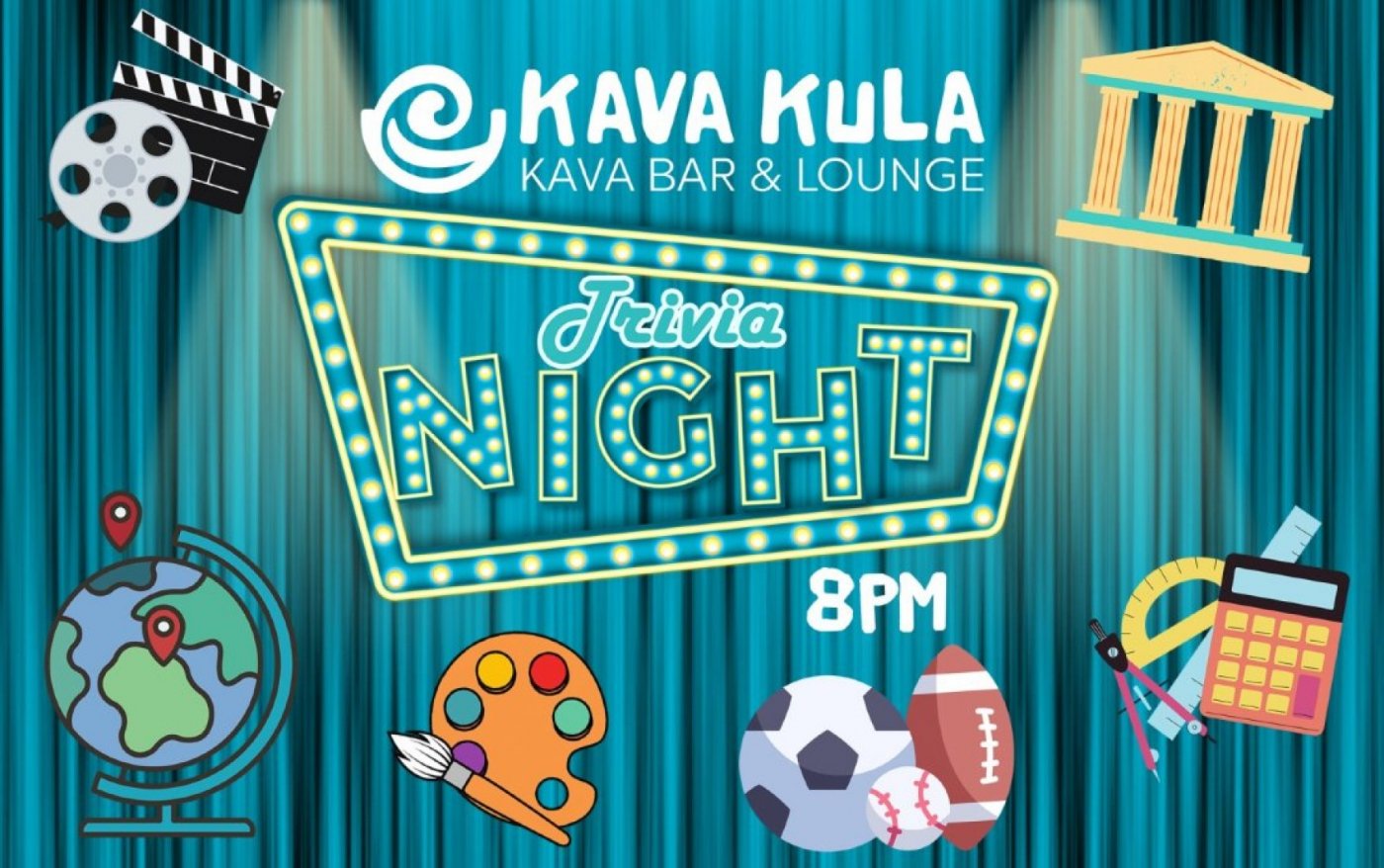 Trivia Night at Kava Kula Tickets, Kava Kula Kava Bar & Lounge, Ormond Beach, 9 October 2025
