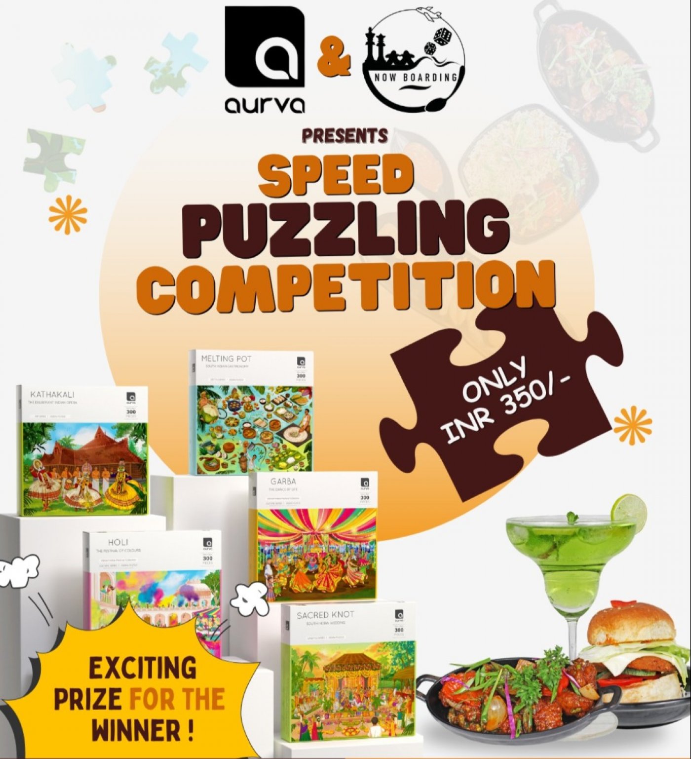 Speed Puzzling Challenge Tickets, Now Boarding Café (Board Game Café ...