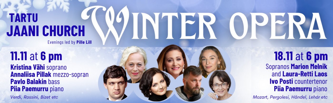 WINTER OPERA 2025, Tartu Jaani kirik, 6 November 2025