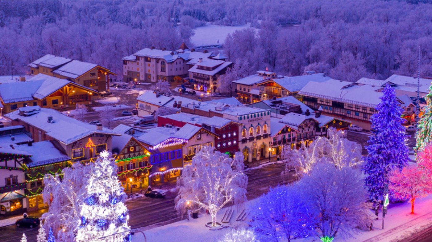 Leavenworth Village of Lights 2025, Downtown Leavenworth, WA, 28 ...