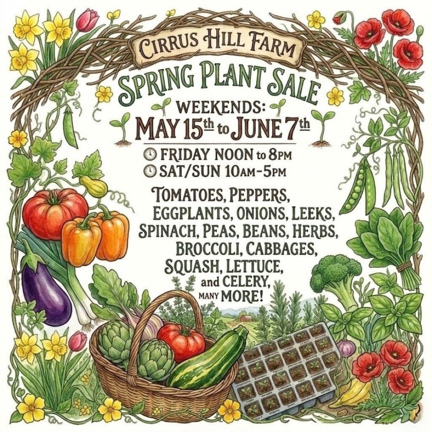 Spring Plant Sale at Cirrus Hill Farm Tickets, Meaford, Ontario, Canada ...